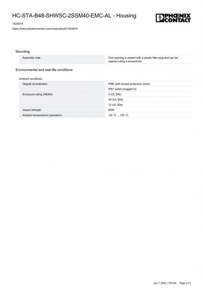 Phoenix Contact 1424874 product document page 3