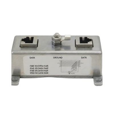 L-com HGLND-CAT5EJW Surge Protection Device for CAT5E Networks