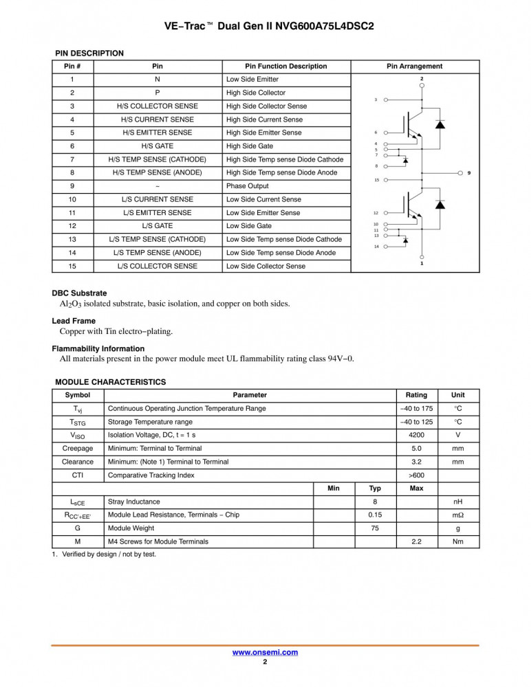 NVG600A75L4DSC2 datasheet page 2