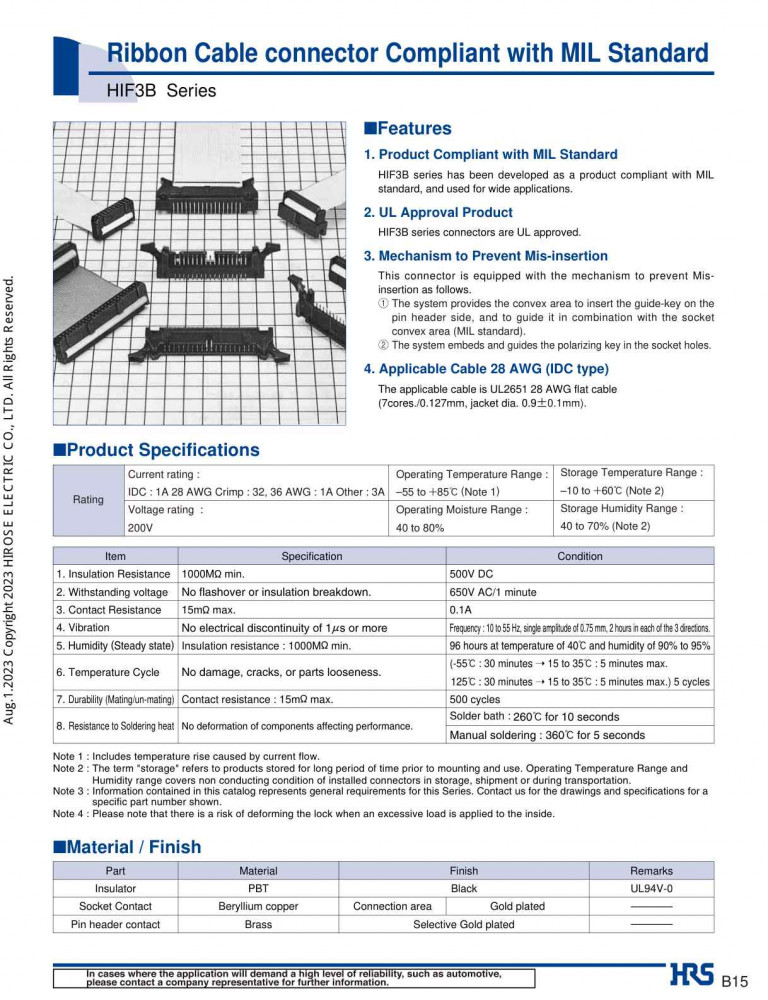 HIF3B series document page 1