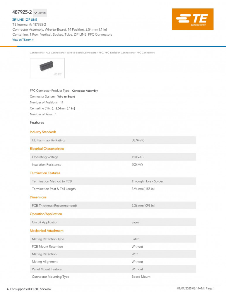 487925-2 technical document page 1