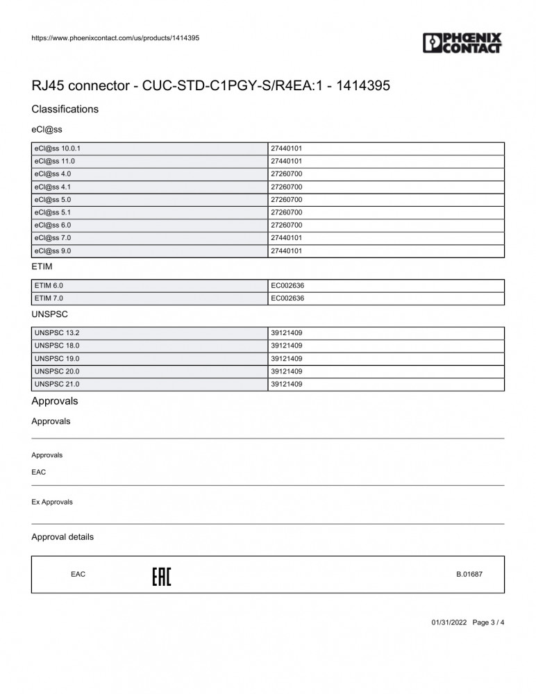 Phoenix Contact 1414395 technical document page 3