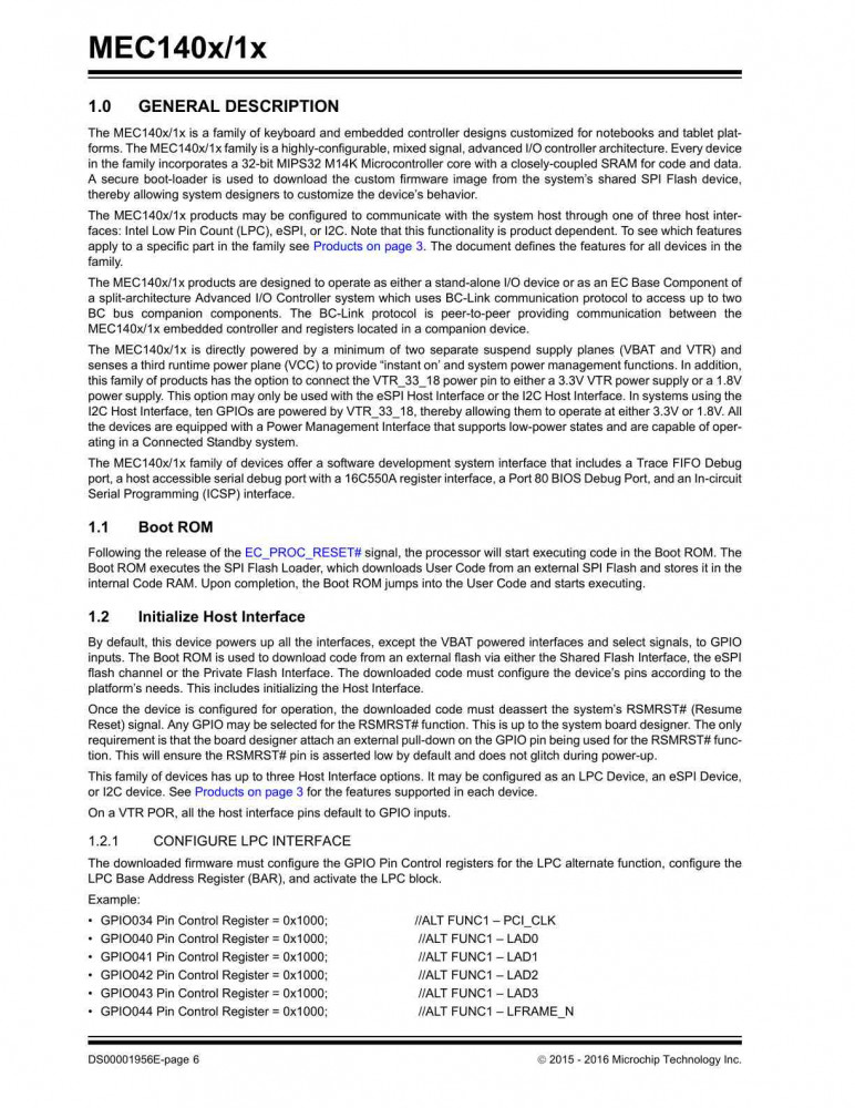 MEC1418-NU technical document page 6