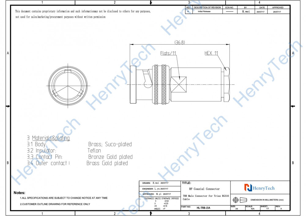 HL-TRB-J3A technical document page