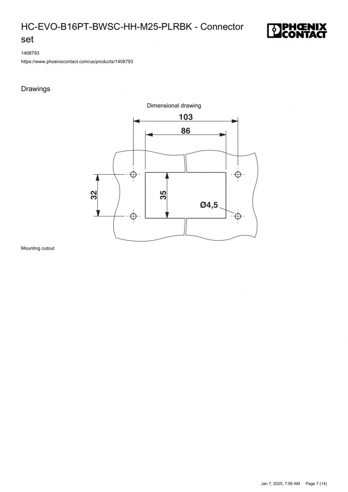 Phoenix Contact 1408793 technical document page 7