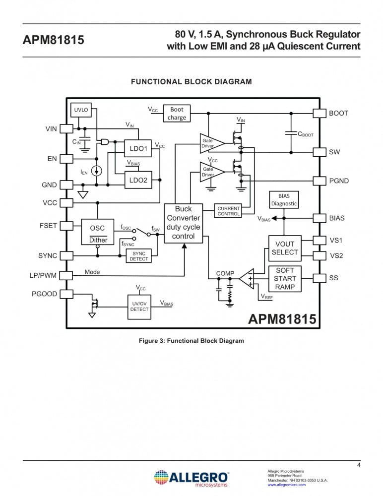 APM81815 datasheet page 4