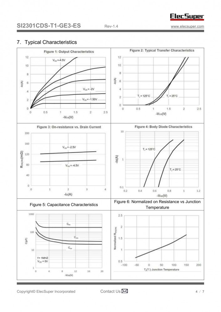 SI2301CDS-T1-GE3-ES datasheet page 4