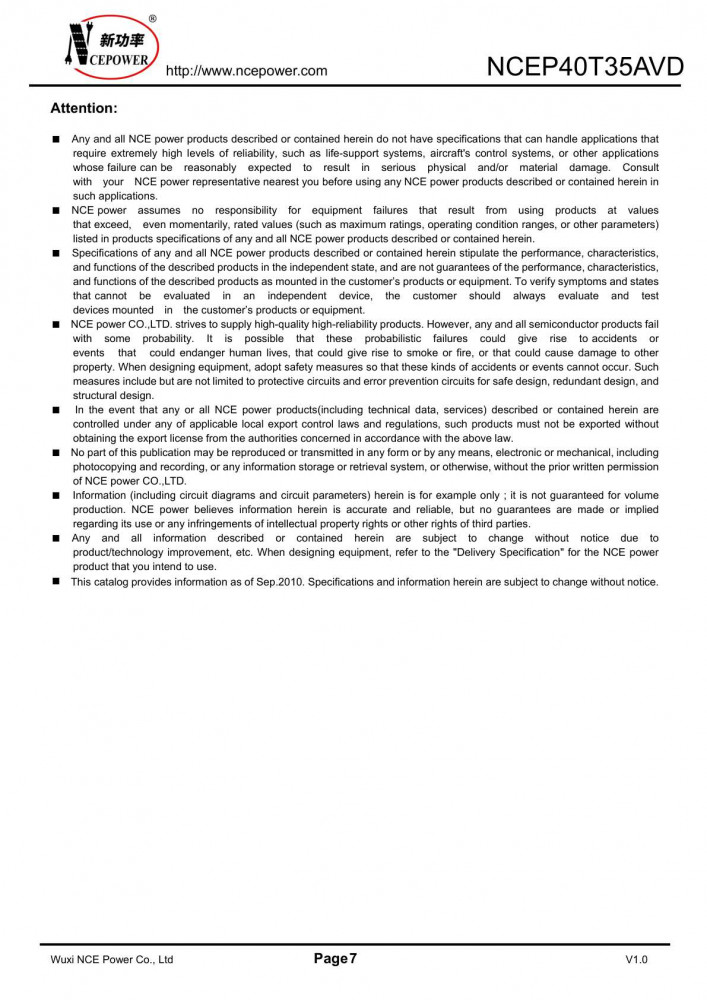 NCEP40T35AVD datasheet page 7