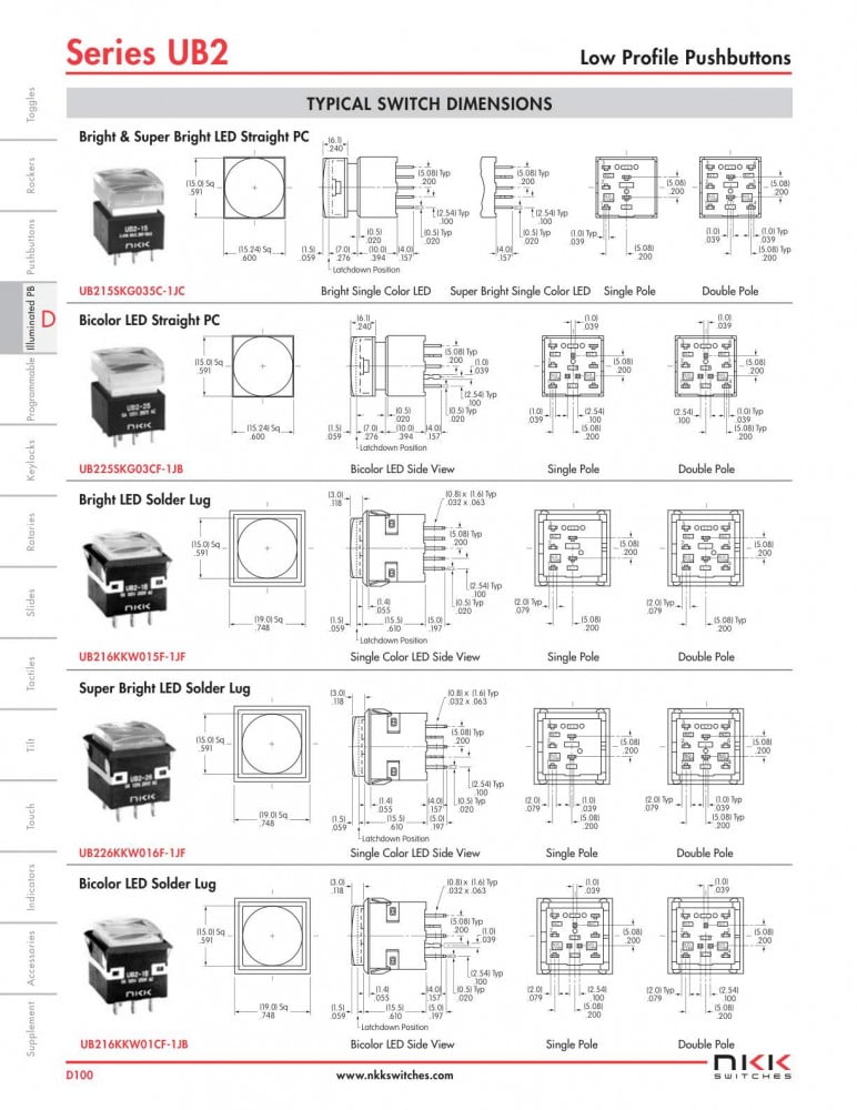 NKK UB Series technical document page 9