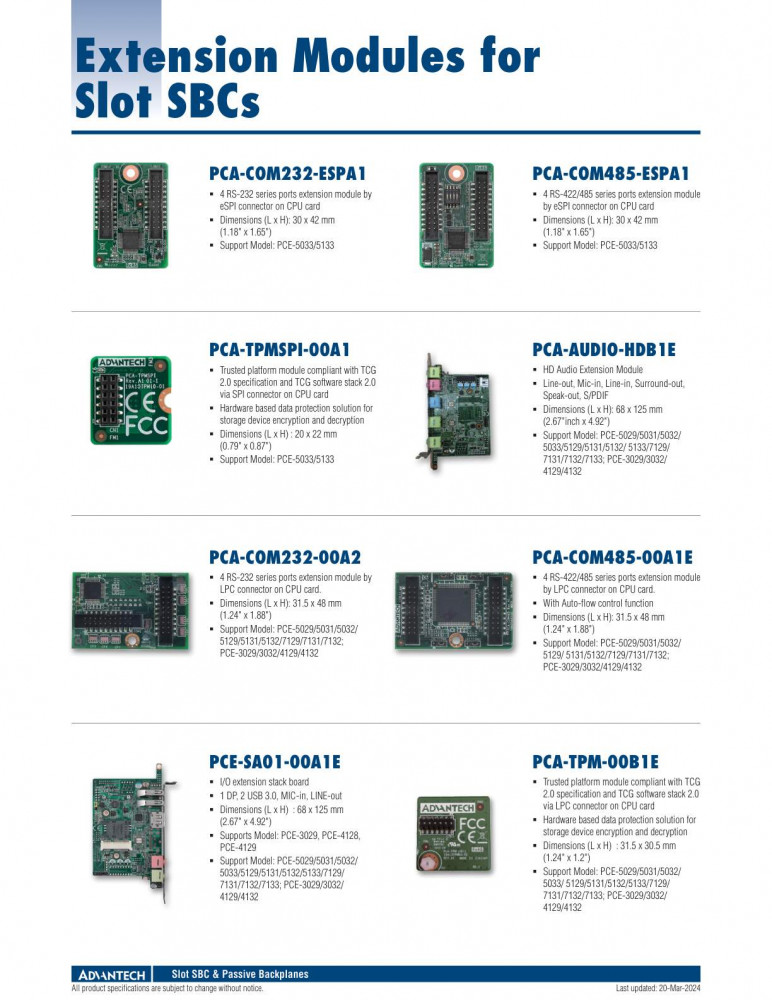 PCA-TPM product documentation image