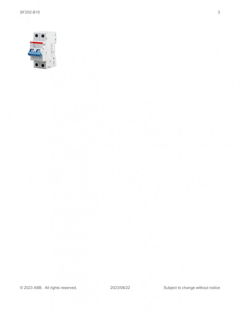 SF202-B10 technical document page 3