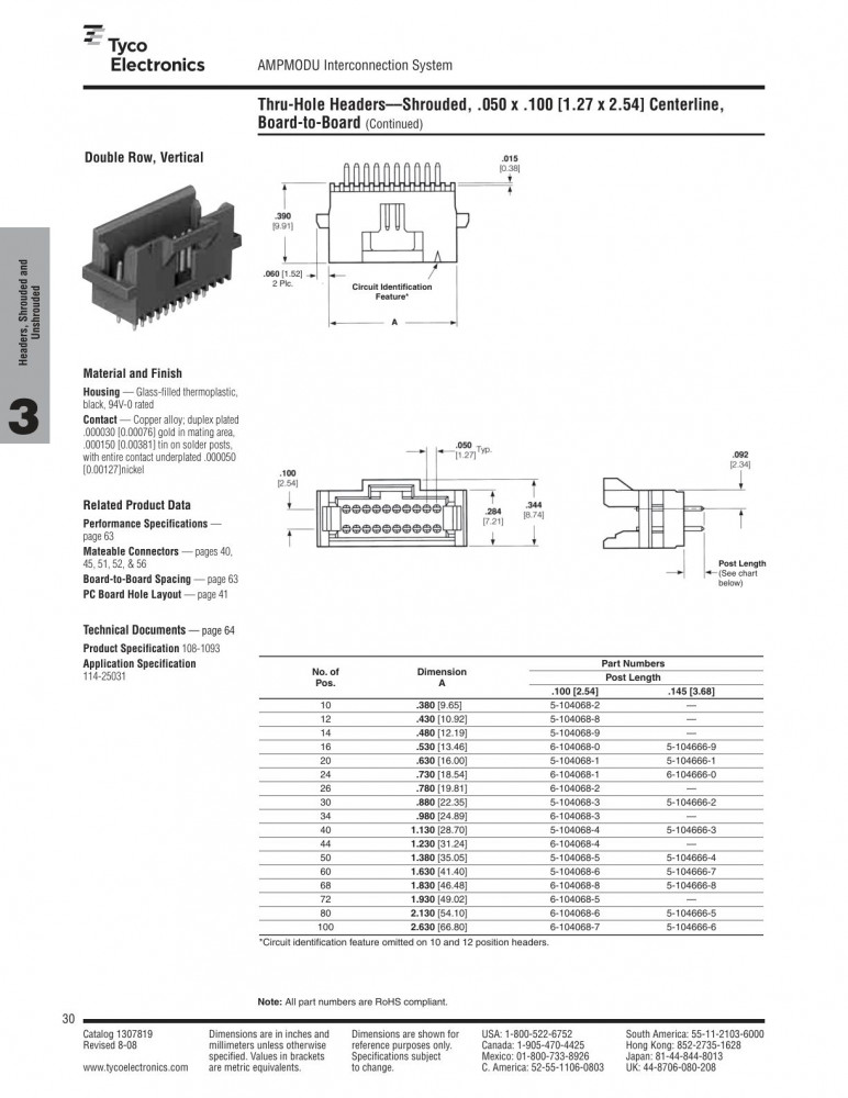AMPMODU System 50 technical document page 6