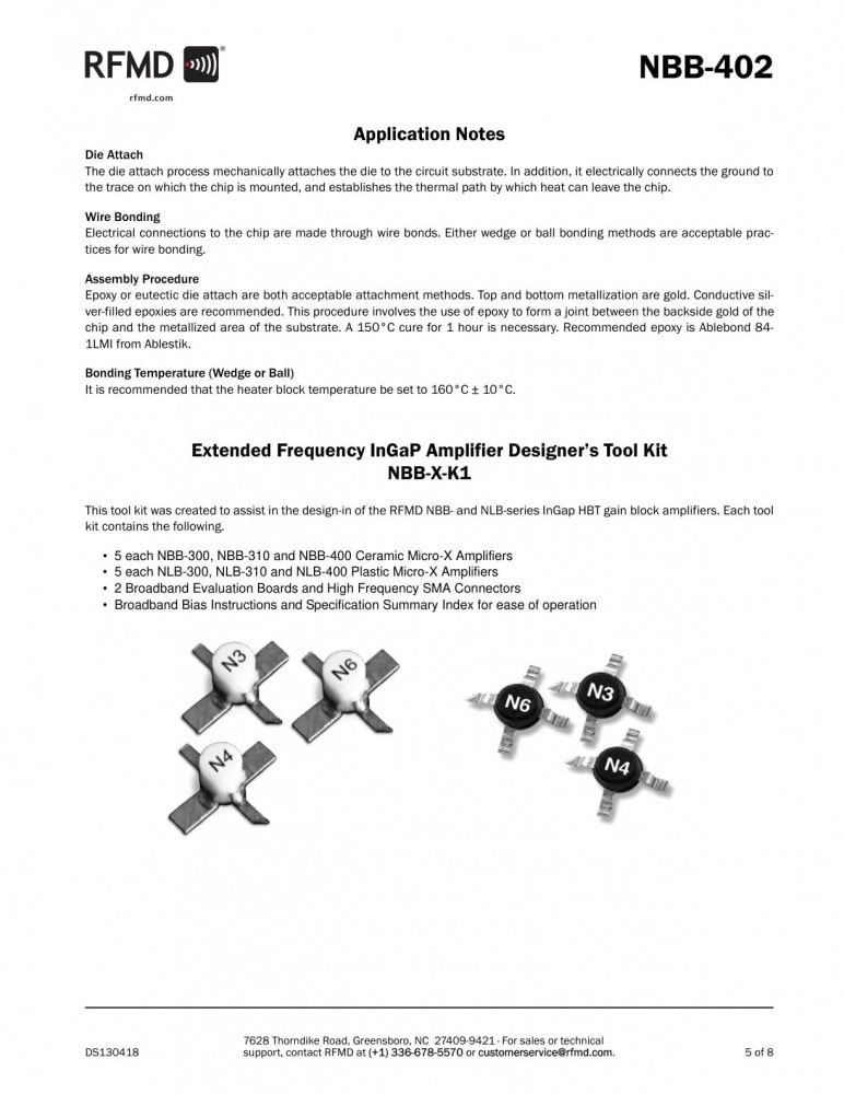 NBB-402-T1 technical document page 5