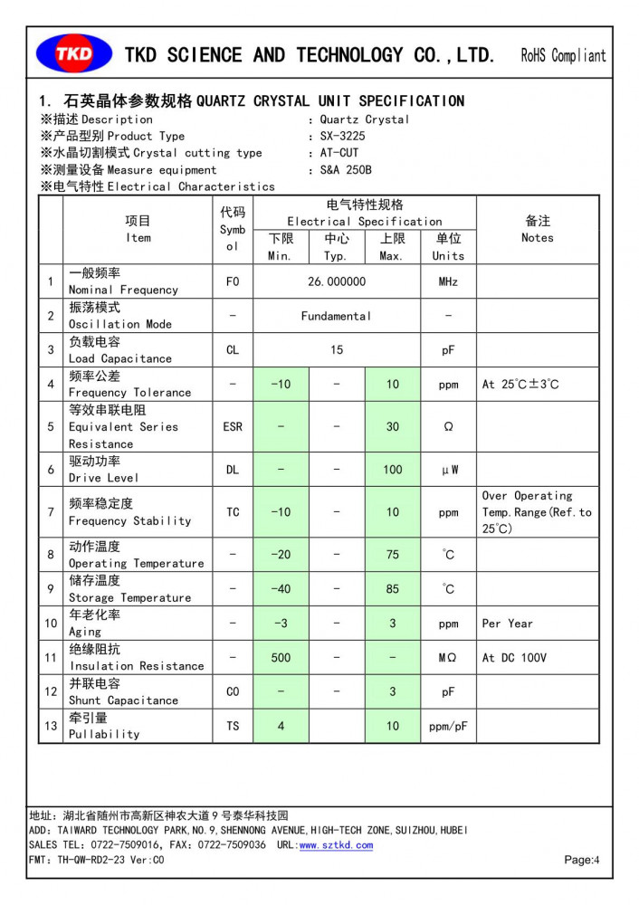 SX32Y026000BF1T-C specification page 4