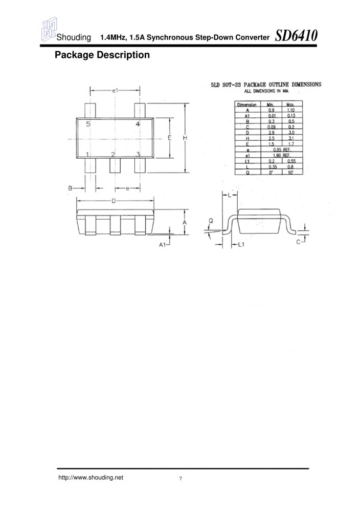 SD6410 datasheet page 7