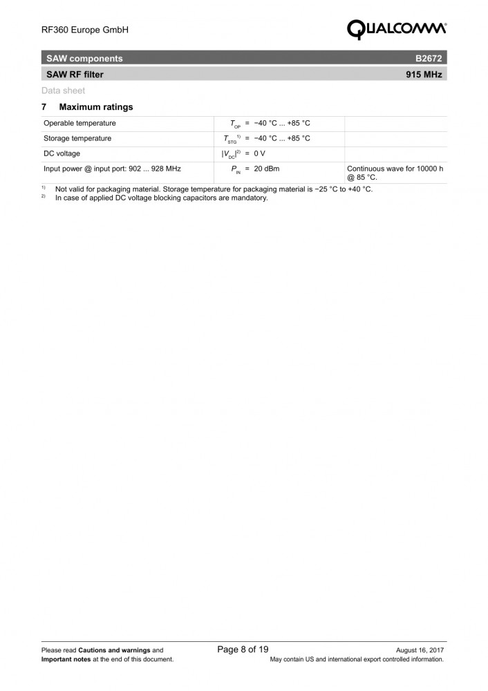B39921B2672P810 datasheet page 10