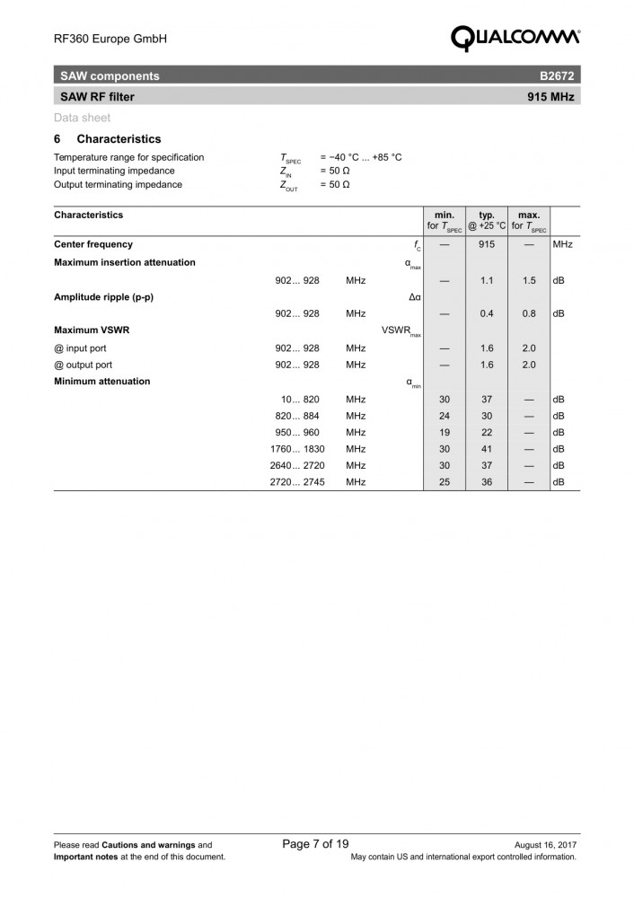 B39921B2672P810 datasheet page 9