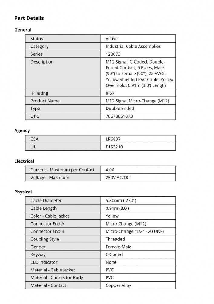 Molex technical document page 2