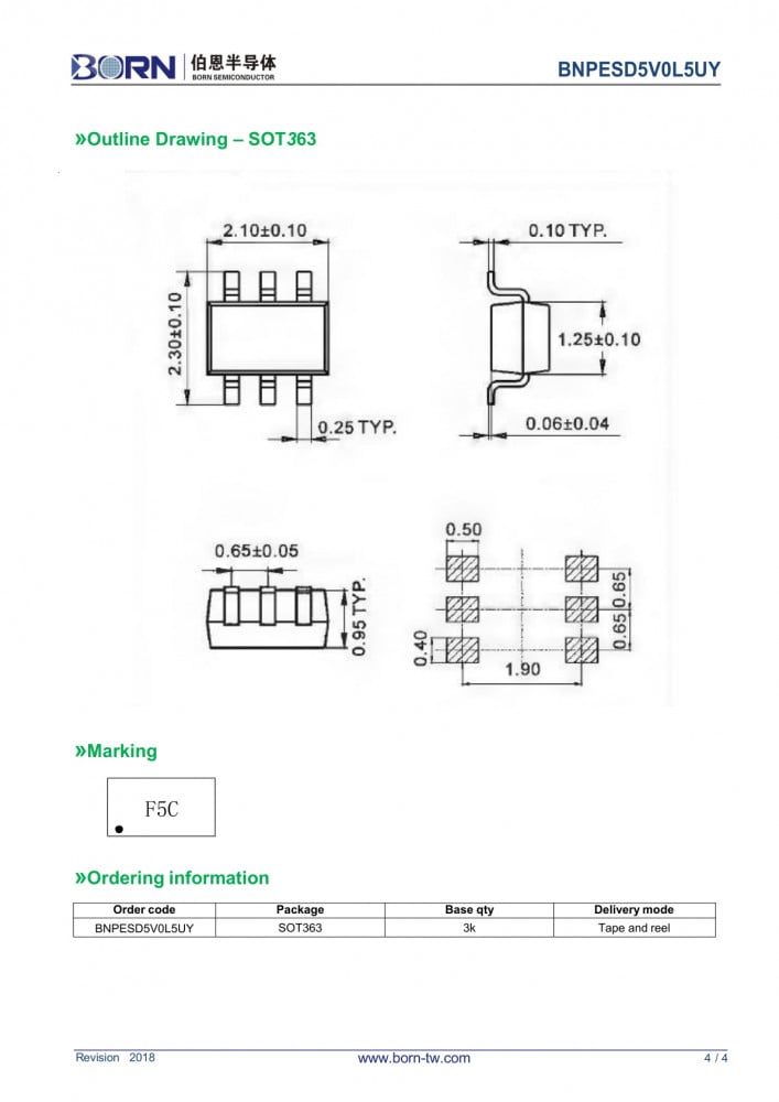 BNPESD5V0L5UY datasheet page 4