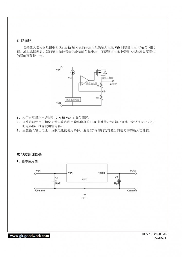 GOODWORK HT7550 datasheet page 7