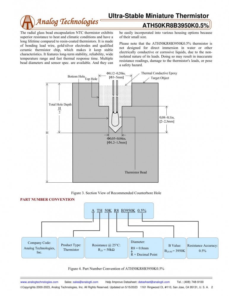 ATH50KR8B3950K0.5% technical document page 2