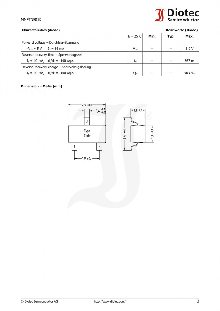 MMFTN501K technical document page 3