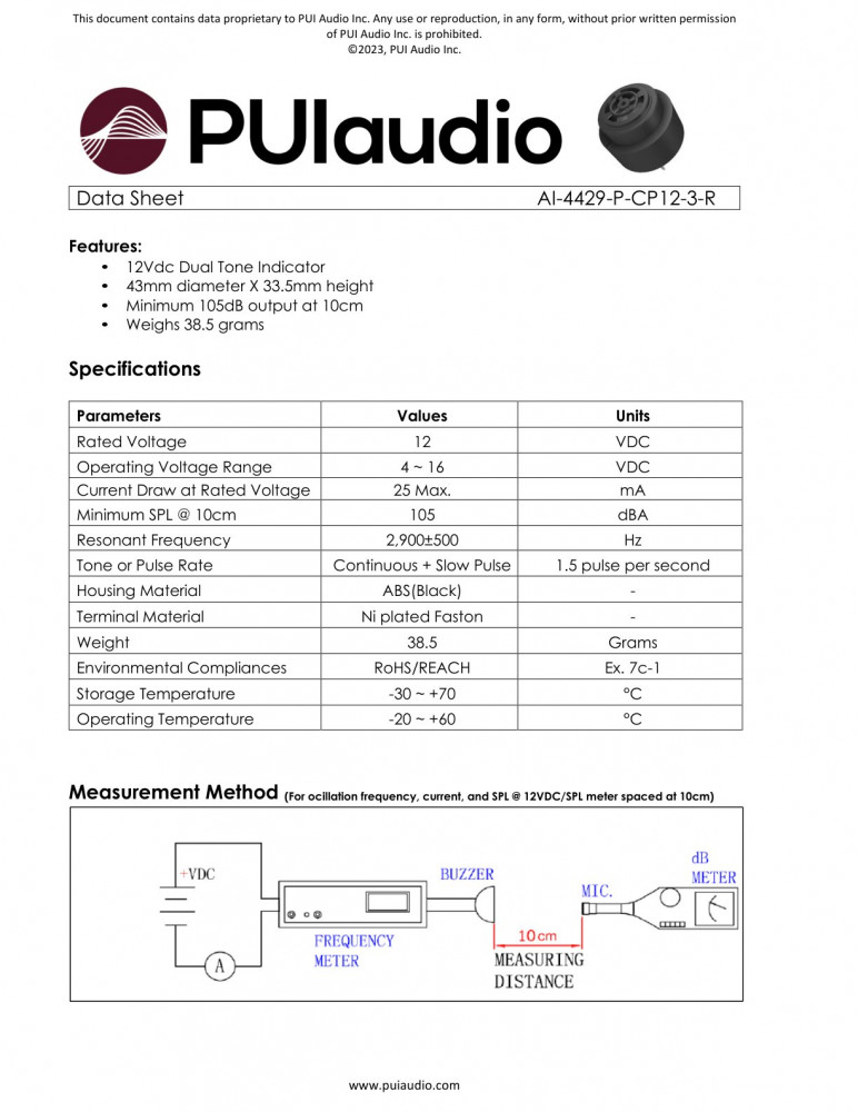 AI-4429-P-CP12-3-R datasheet page 1