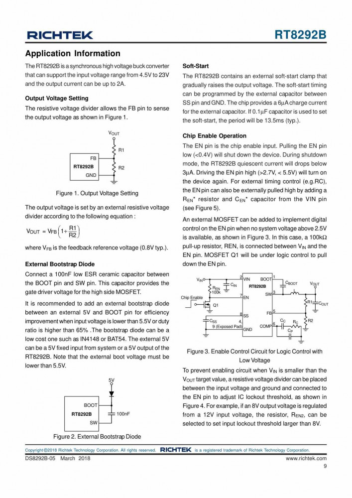 RT8292B datasheet page 9