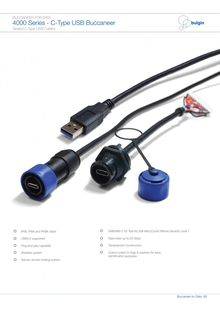 Bulgin PXP4040/C/A technical document page 1