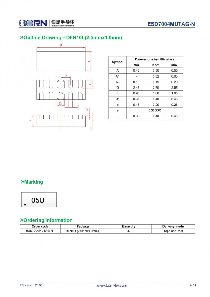 ESD7004MUTAG-N datasheet page 4