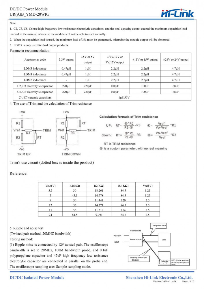 URB2405YMD-20WR3 datasheet page 6