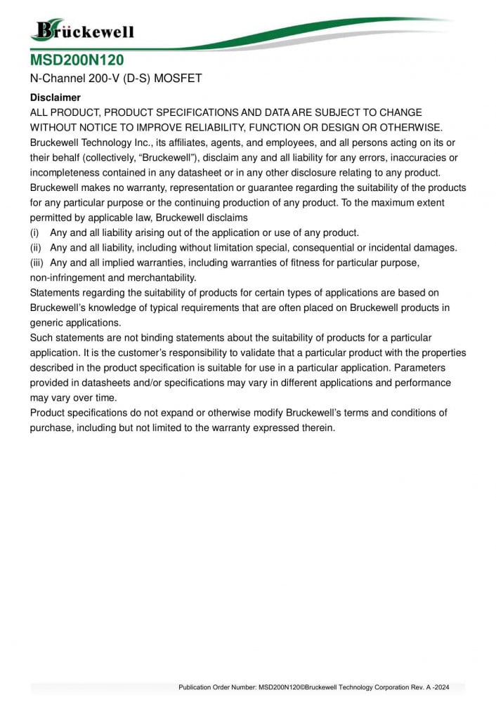 MSD200N120 datasheet page 6