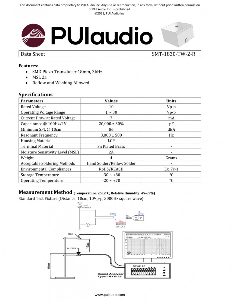 SMT-1830-TW-2-R datasheet page 1