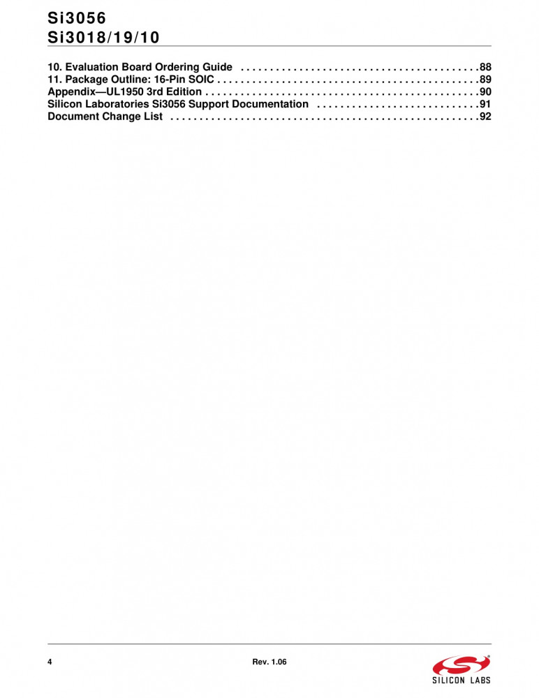 SI3010 technical document page 4