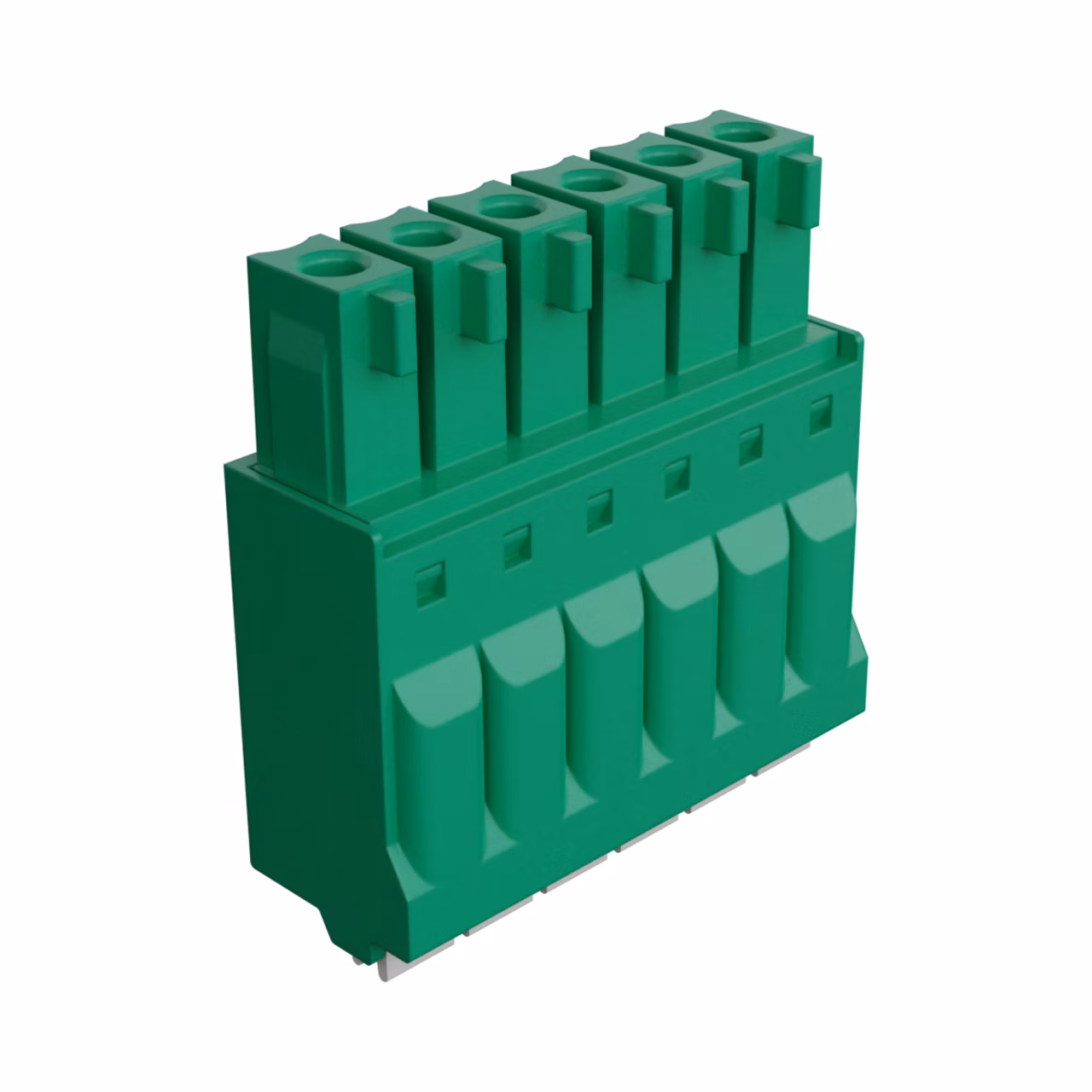 3.81mm Pitch Eurostyle Horizontal Plug, Spring Type, Single Row, 6 Circuits for sale