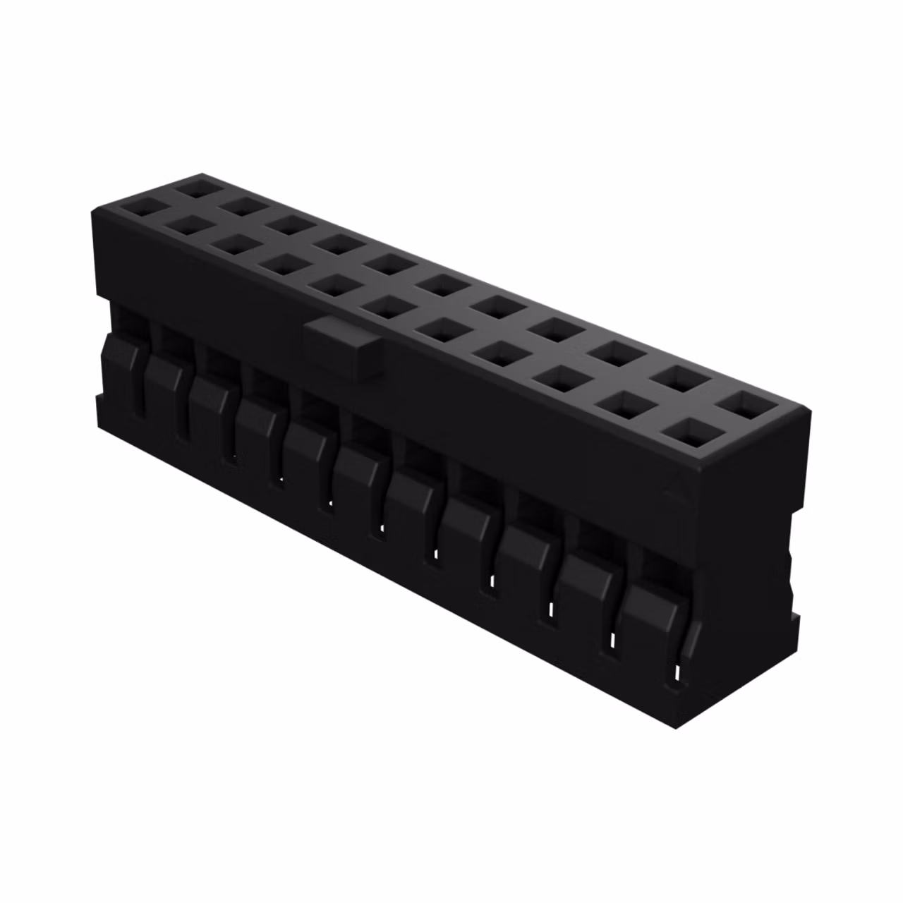 2.00mm Pitch, Milli-Grid Receptacle Housing, 22 Circuits, Center Polarization, Lead-Free for sale