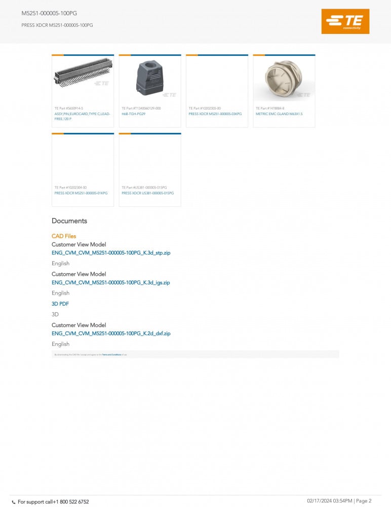 M5251-000005-100PG technical document page 2