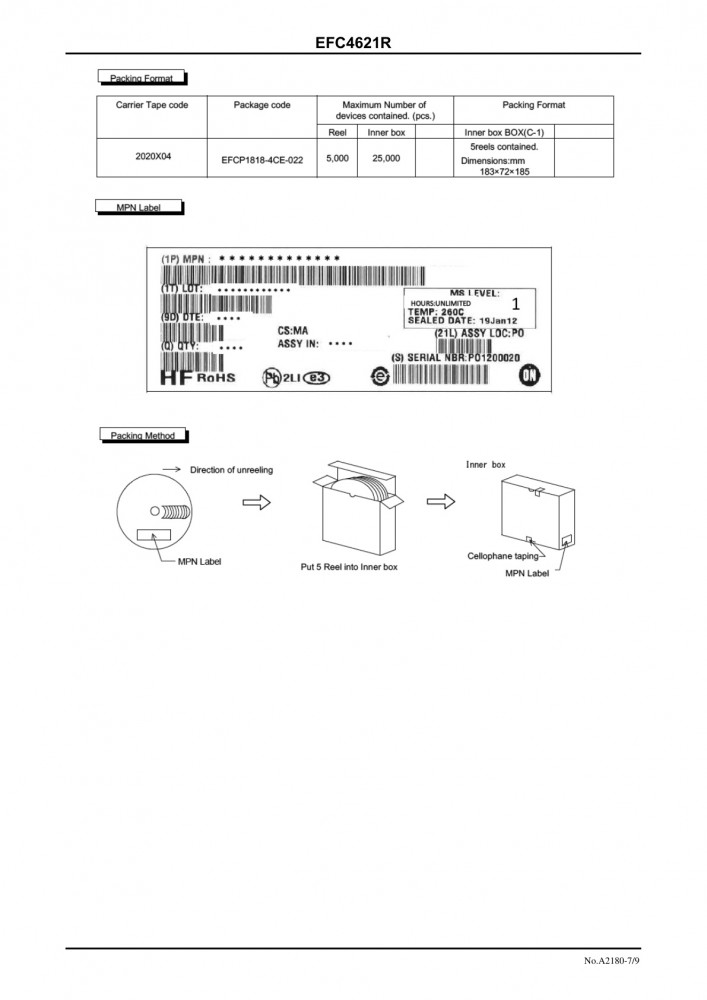 EFC4621R-TR datasheet page 7