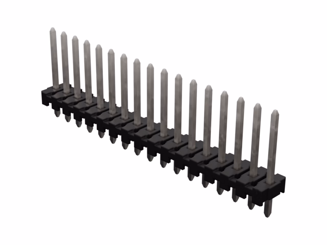 KK 396 Breakaway Header, Vertical, 17 Circuits, Matte Tin (Sn) Plating, Pin Length 22.71mm (.894