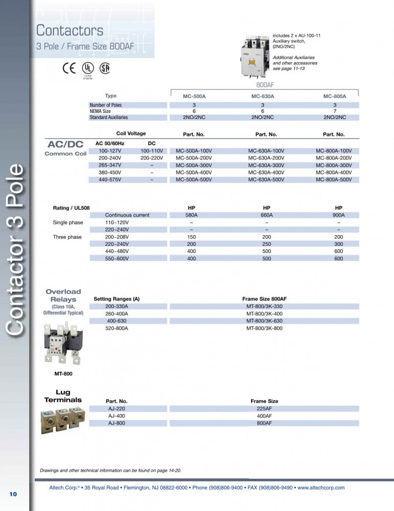 Altech MC Series catalog page 10