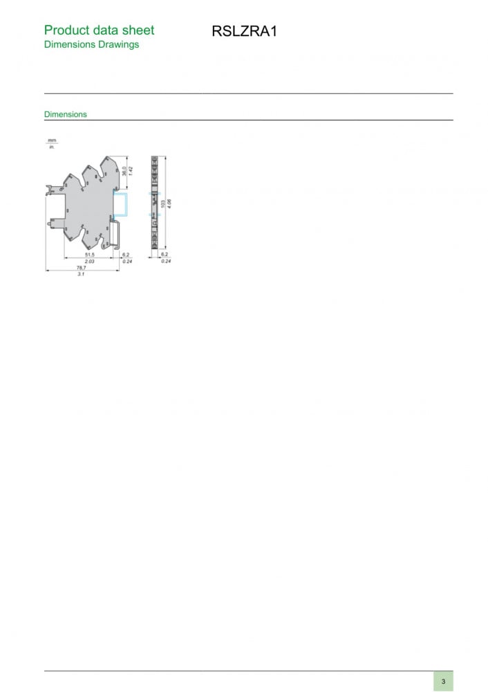 RSLZRA1 technical document page 3
