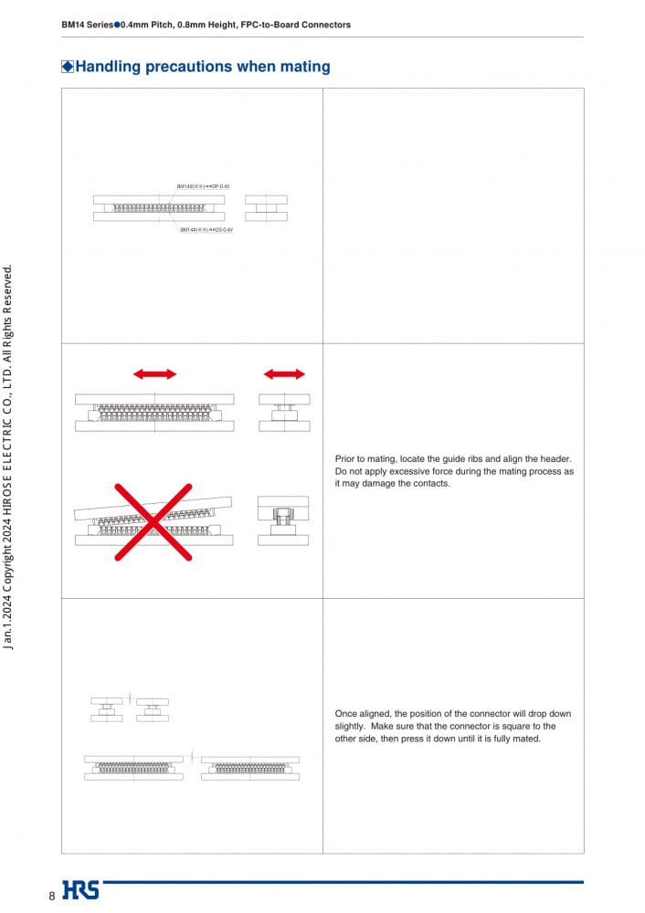 HRS BM14 Series datasheet page 8