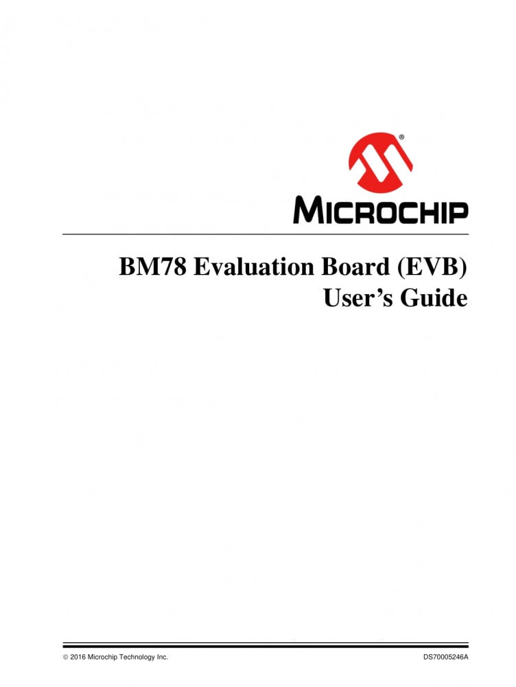 BM78 EVB User’s Guide page 1