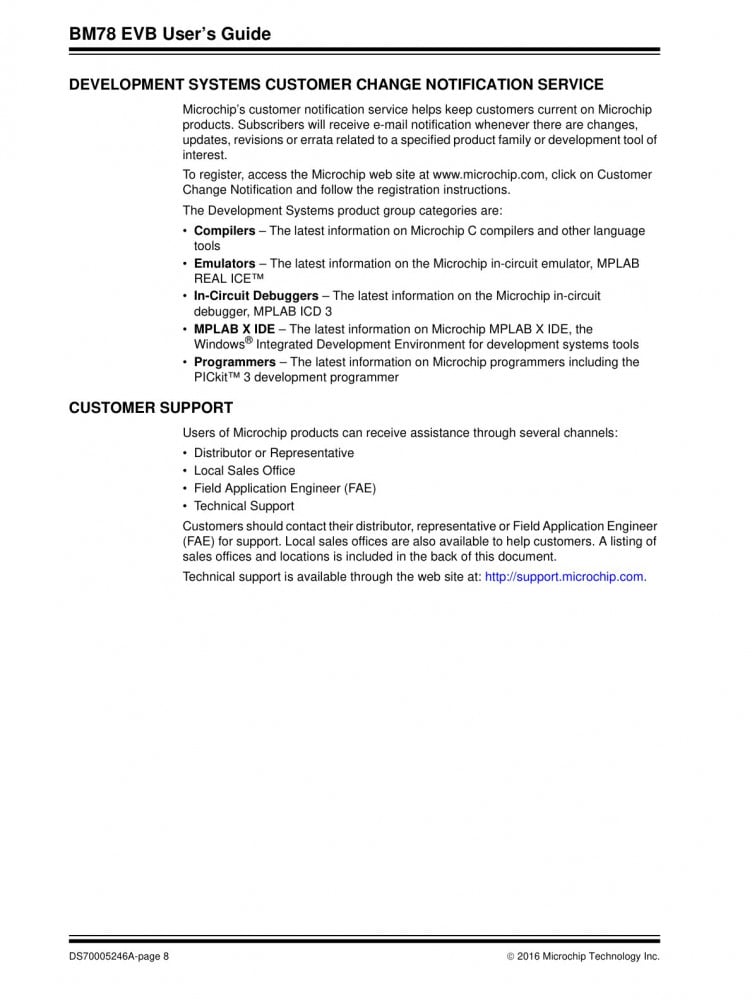 BM78 EVB User’s Guide page 8