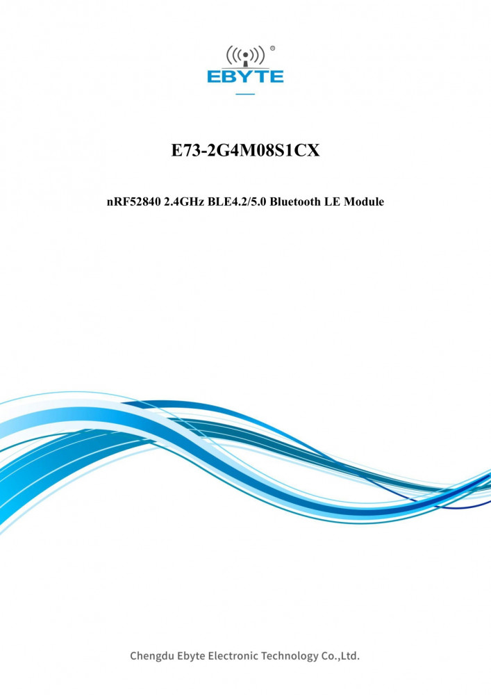 E73-2G4M08S1CX datasheet page 1
