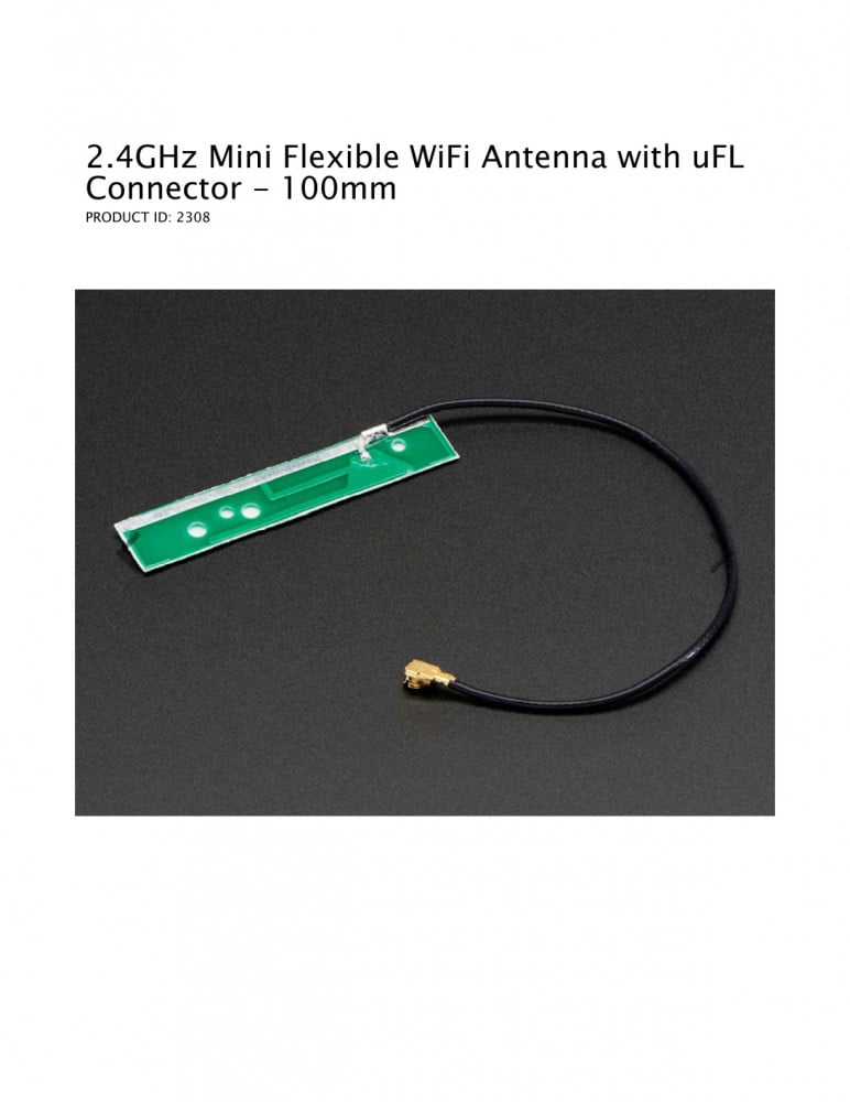 Adafruit 2308 technical document page 1