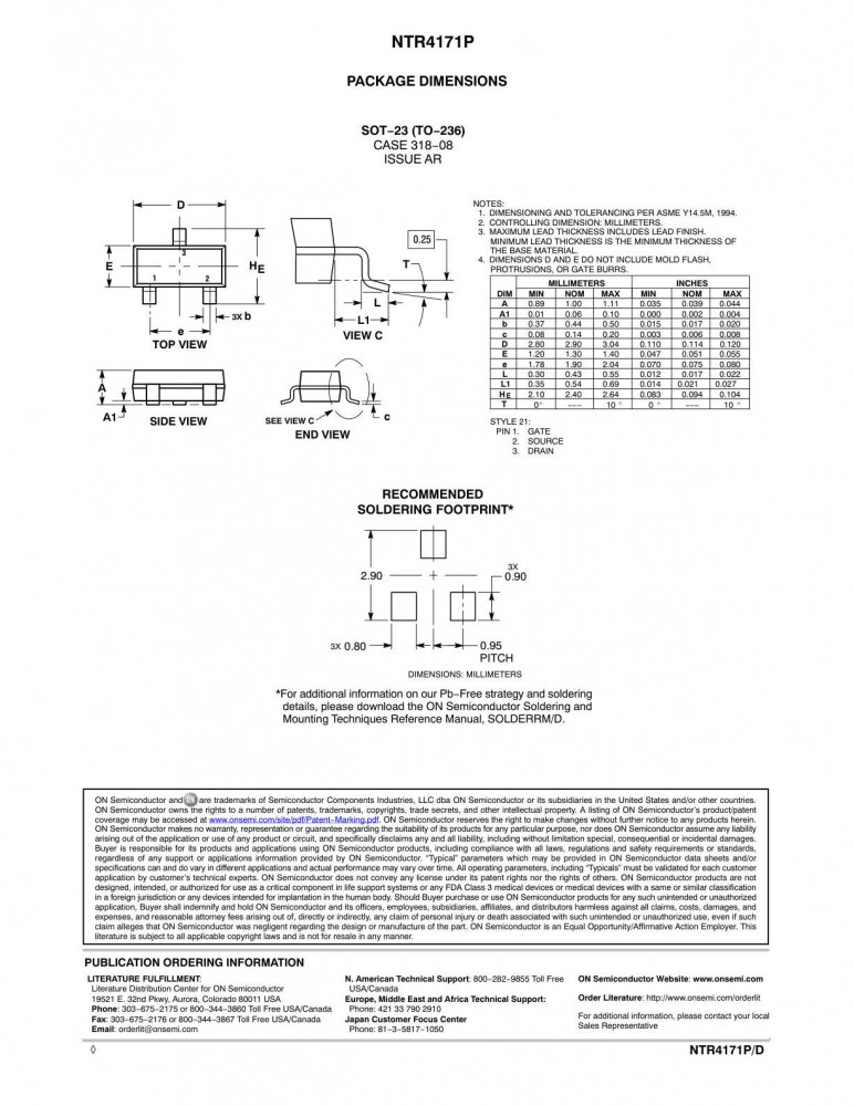 NTR4171P datasheet page 6