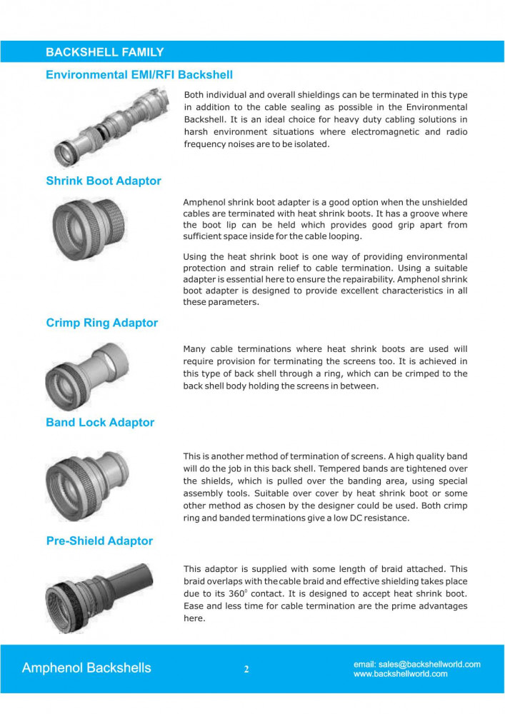 Amphenol backshell document page 6