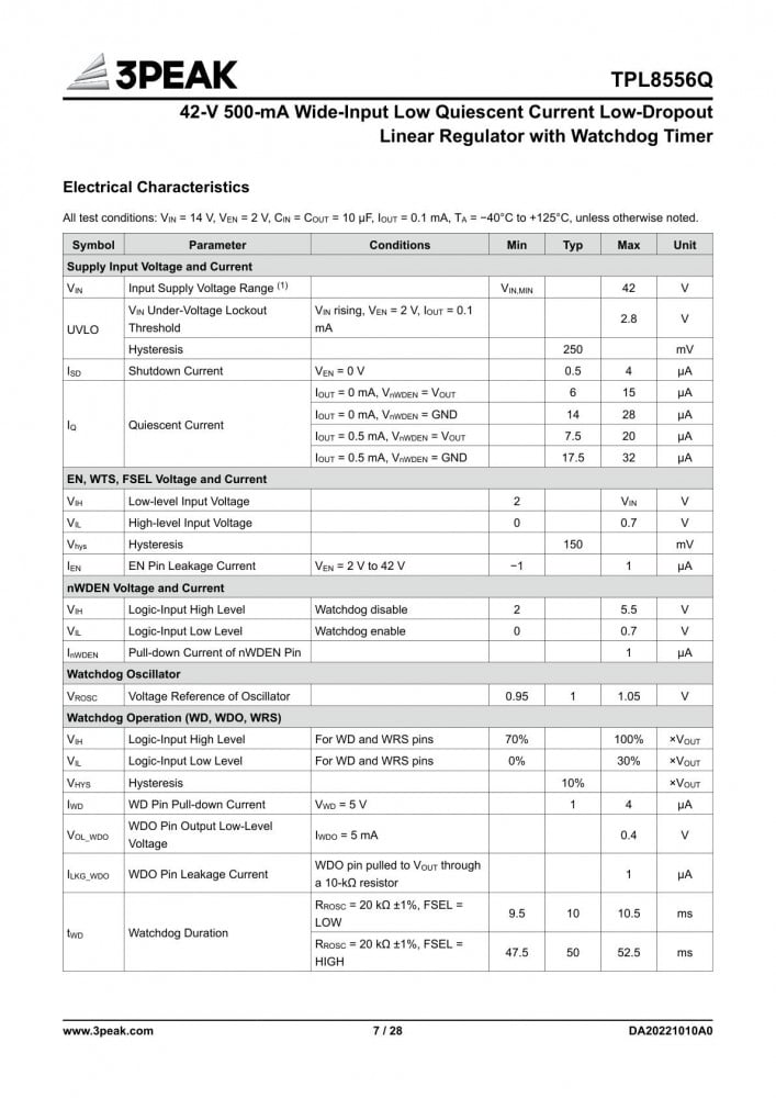 TPL855650Q-TSCR-S datasheet page 7