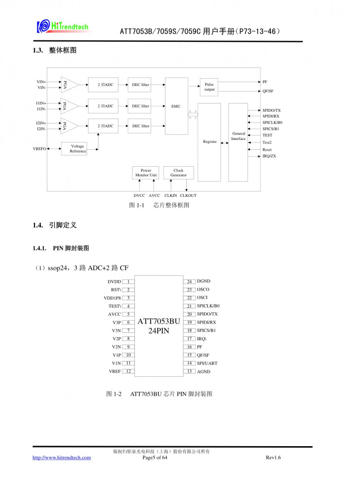 ATT7059S user manual page 5